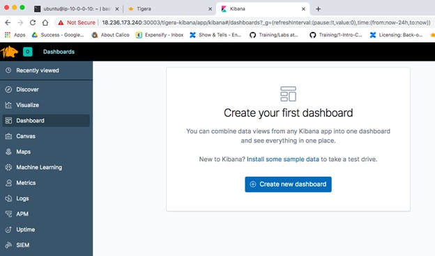 How to restore/recreate kibana default dashboards